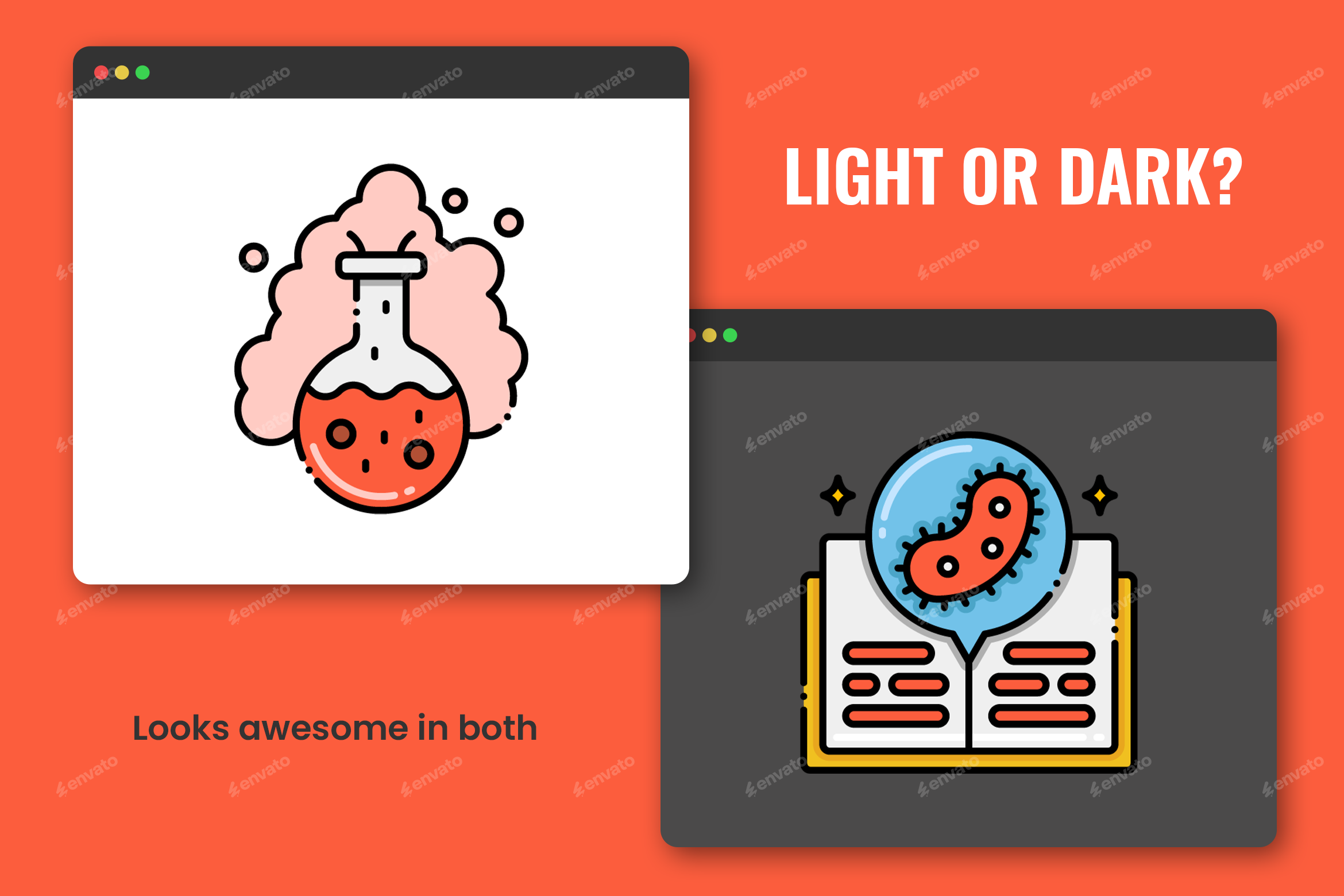 80 Microbiology Icons | Aesthetics Series, Icons | GraphicRiver