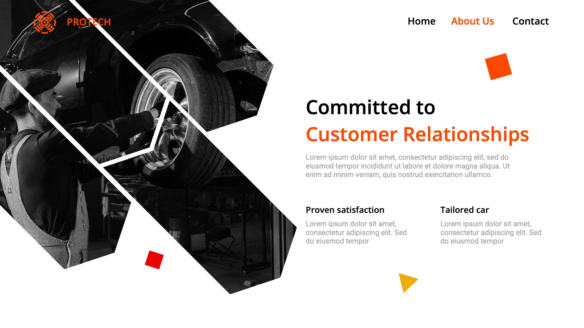 Car Service Google Slide Template, Presentation Templates | GraphicRiver
