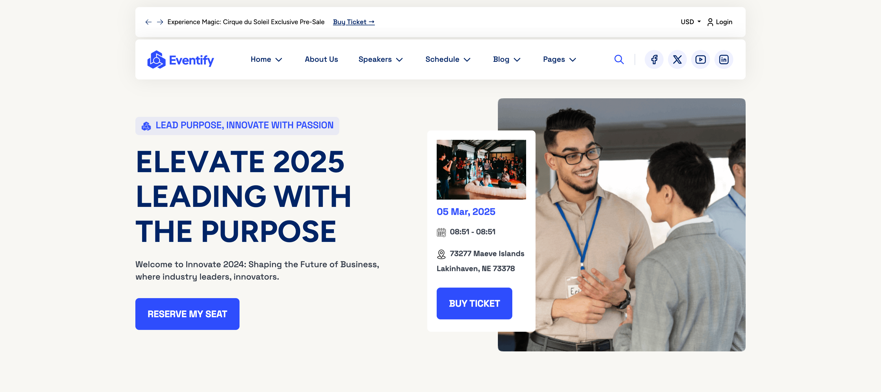 Eventify - Event & Conference Booking Laravel Script by archielite