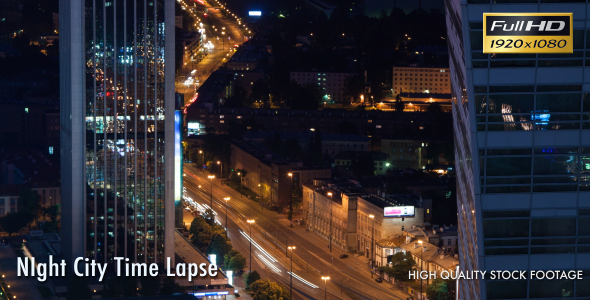 Night City Time Lapse, Stock Footage | VideoHive