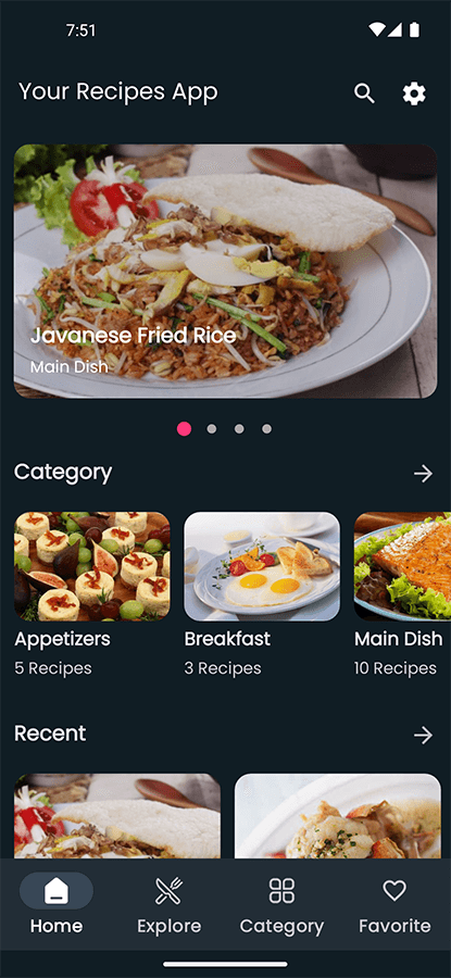 Your Recipes App by solodroid | CodeCanyon