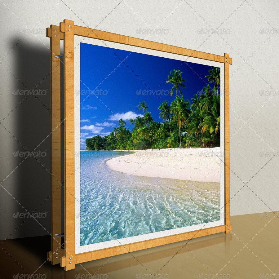 Wood Photo Frame Template by rapidgraf | GraphicRiver