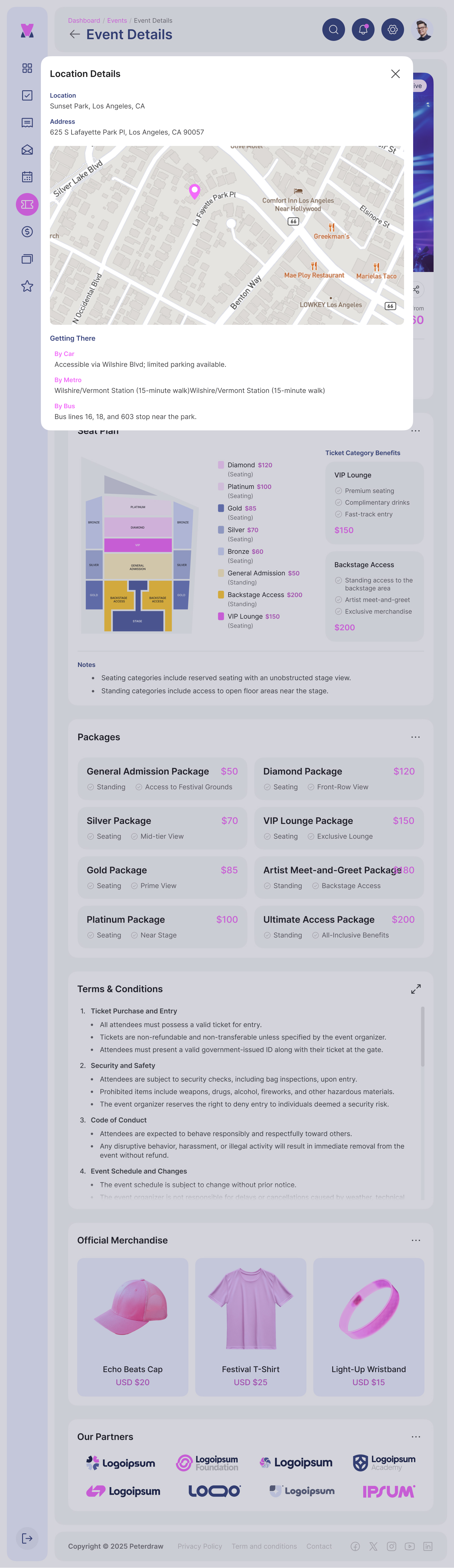 Ventixe - Event Management Dashboard Figma Template by peterdraw ...