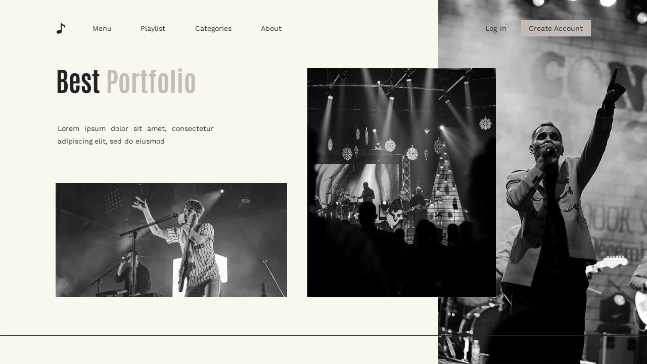Music Concert - Musical Powerpoint Templates, Presentation Templates