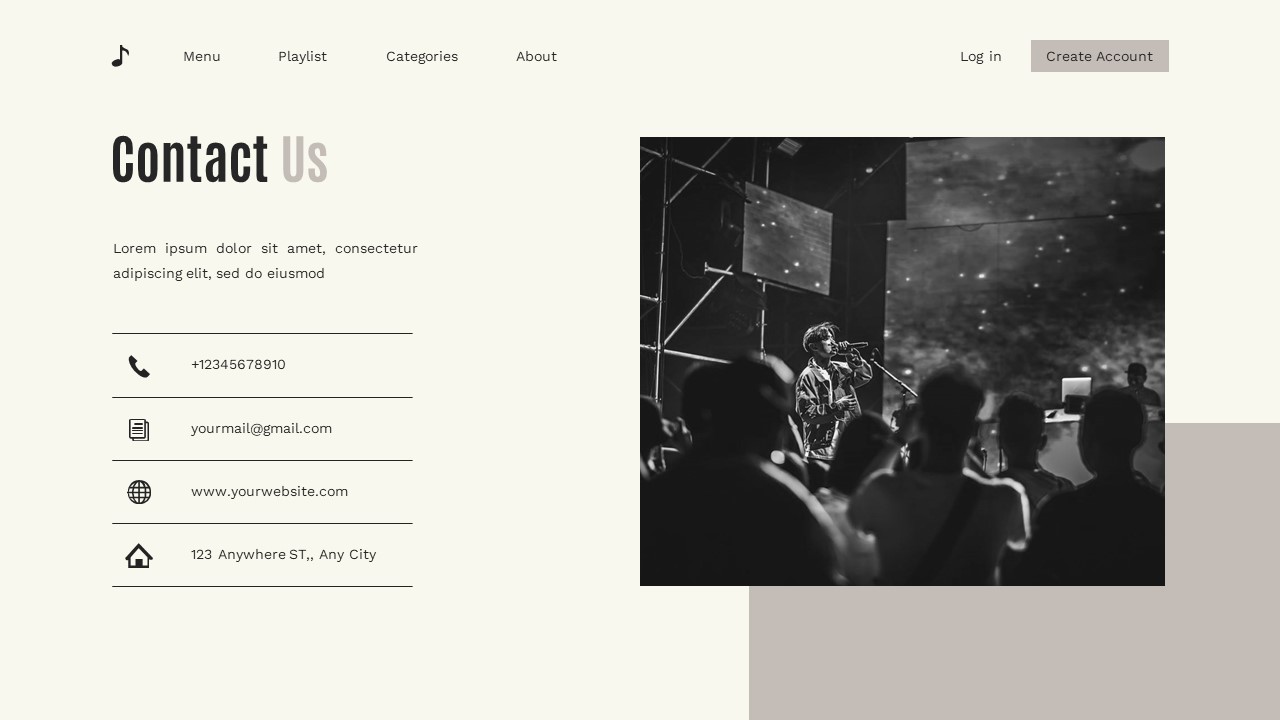 Music Concert - Musical Keynote Templates, Presentation Templates ...