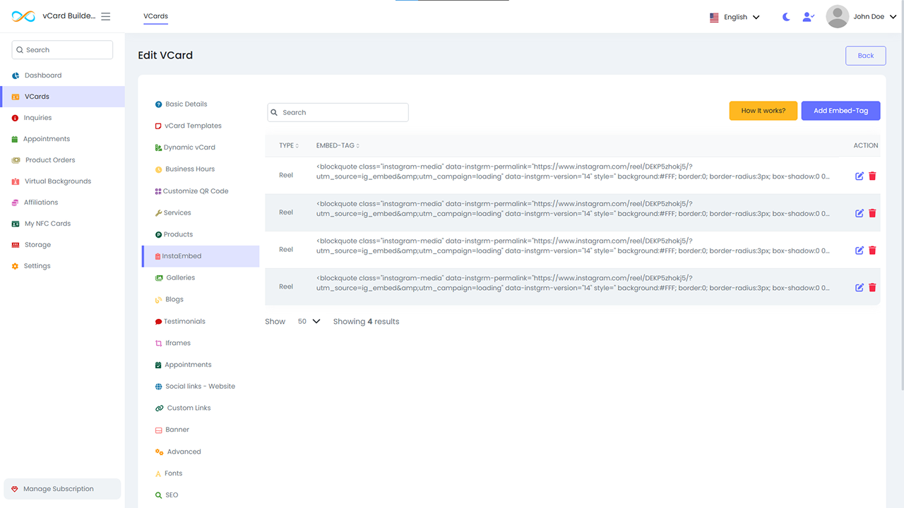 Infy vCard Saas : Digital Business Card Builder by infyomlabs | CodeCanyon
