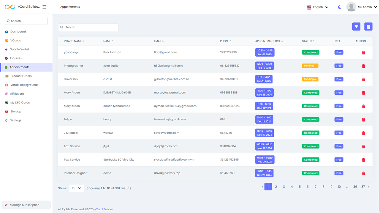 Infy vCard Saas : Digital Business Card Builder by infyomlabs | CodeCanyon