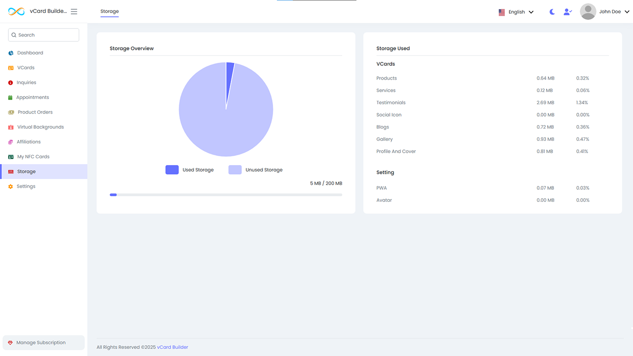 Infy vCard Saas : Digital Business Card Builder by infyomlabs | CodeCanyon