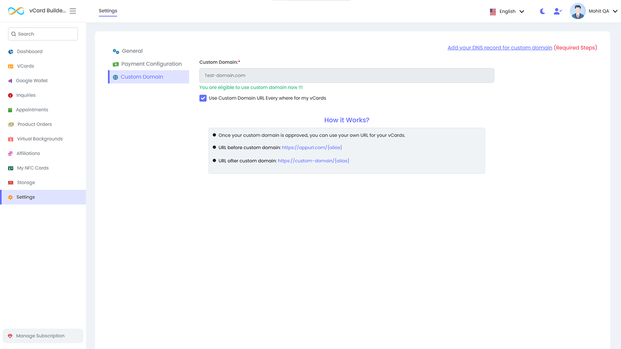Infy vCard Saas : Digital Business Card Builder by infyomlabs | CodeCanyon