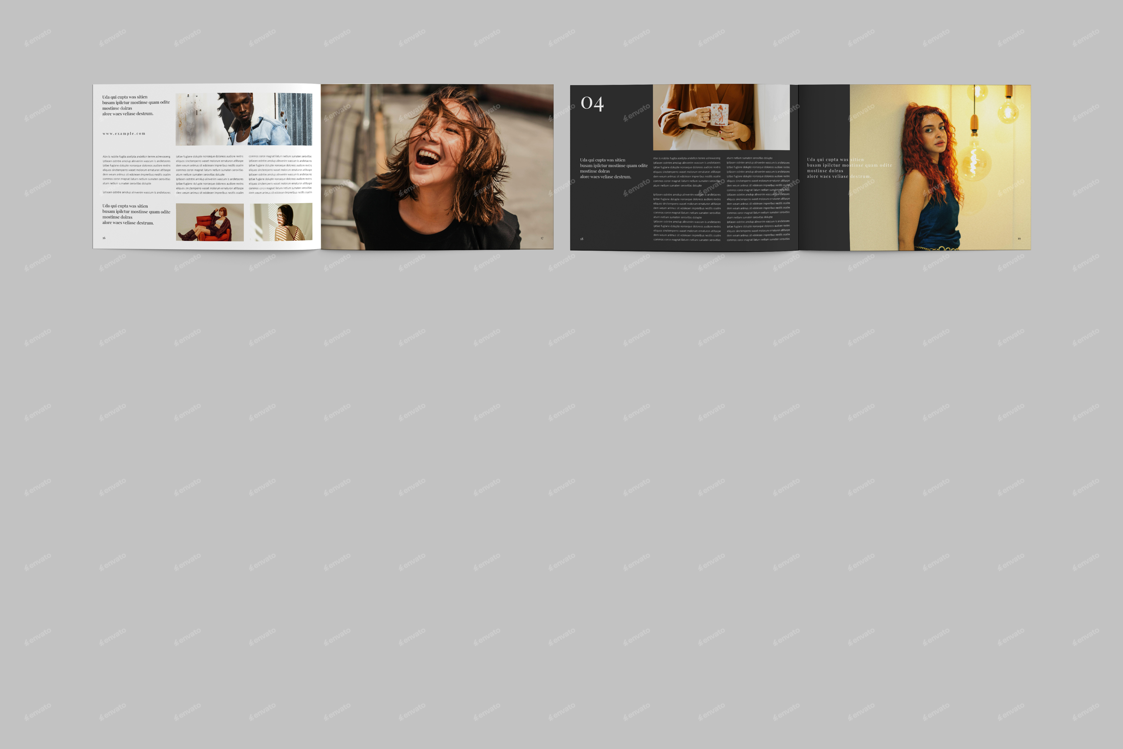 Lifestyle Magazine Template Landscape, Print Templates | GraphicRiver