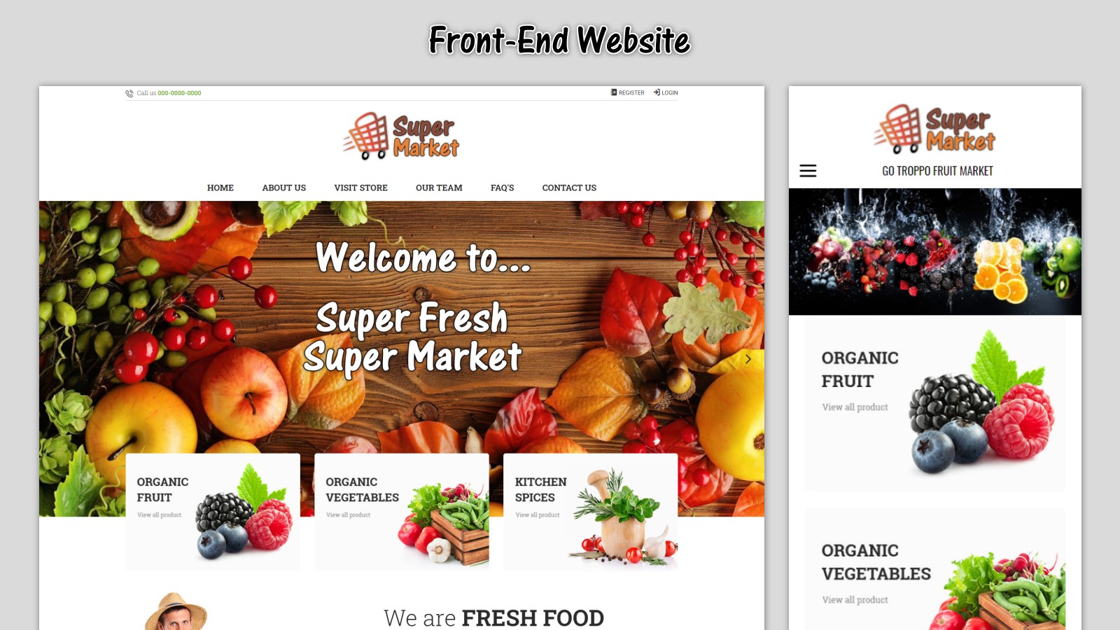 Super Market - E-Commerce Solution for Food Market or Grocery Shop by ...