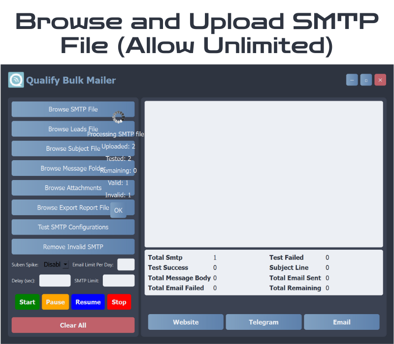 Qualify Bulk Mailer - Bulk Email Sender Software + Full Reseller ...
