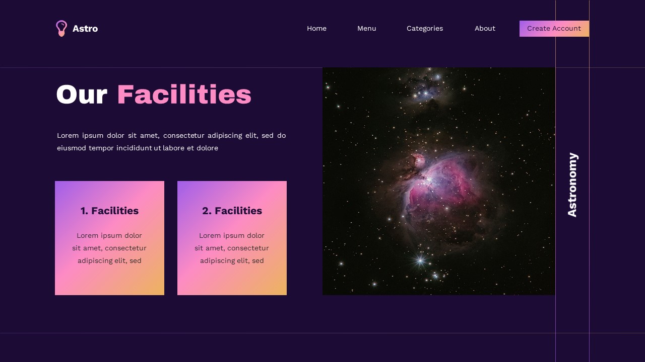 Astronomy - Outer Space Google Slide Templates, Presentation Templates