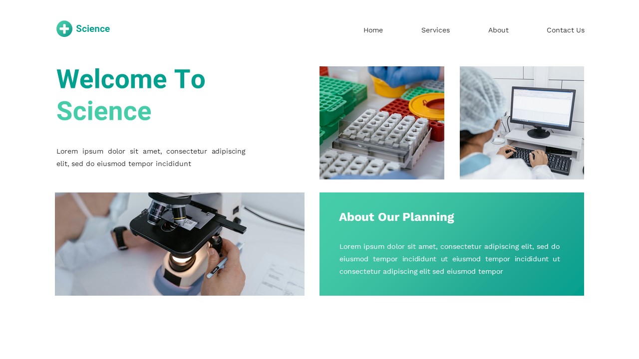 Science - Education Google Slide Templates, Presentation Templates