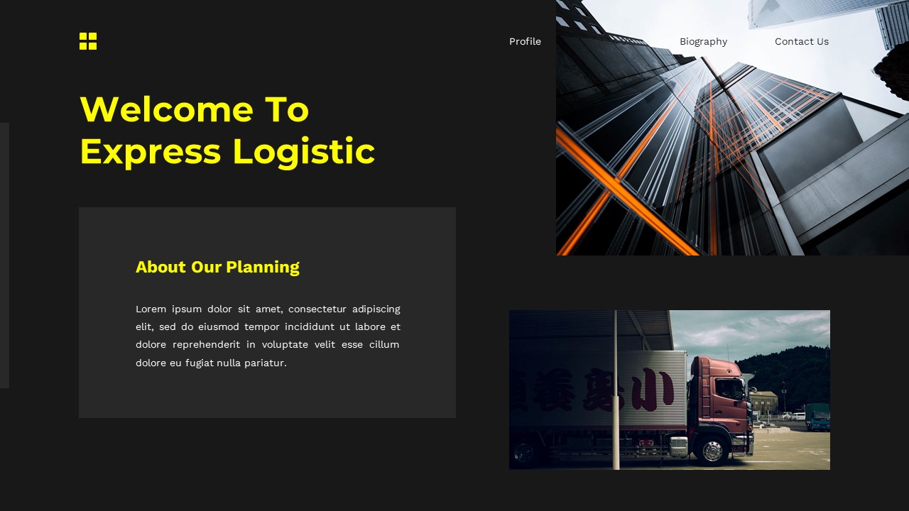 Express Logistic - Expedition Powerpoint Templates, Presentation Templates