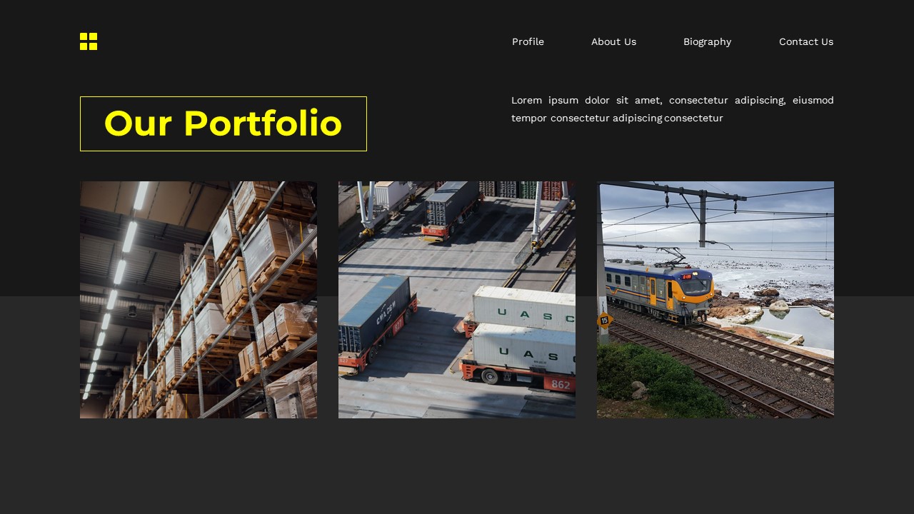 Express Logistic - Expedition Powerpoint Templates, Presentation Templates