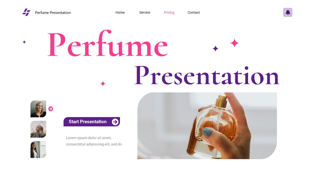 Perfume Google Slide Template, Presentation Templates | GraphicRiver