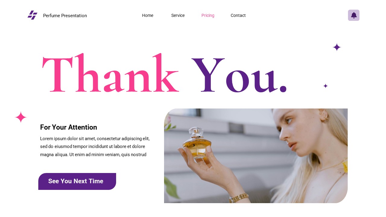 Perfume Google Slide Template, Presentation Templates | GraphicRiver