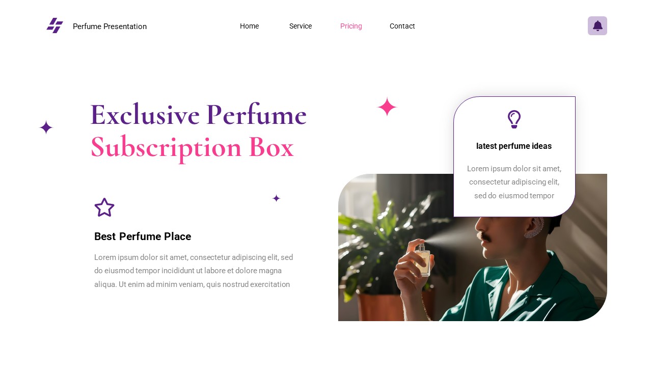 Perfume Google Slide Template, Presentation Templates | GraphicRiver