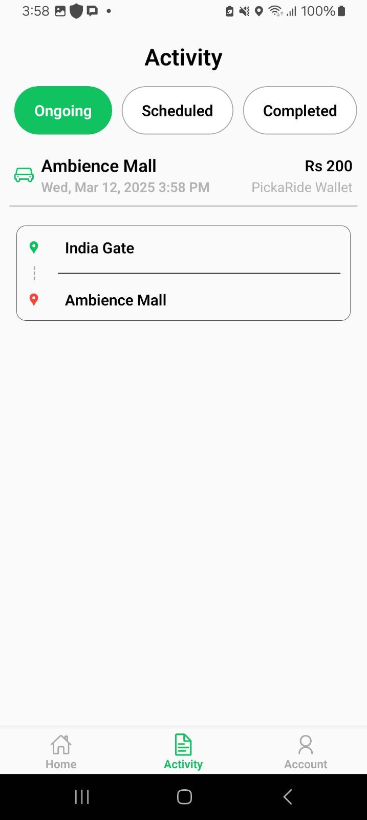 Cab booking app - Template app - React Native by CVInfotechTemplates