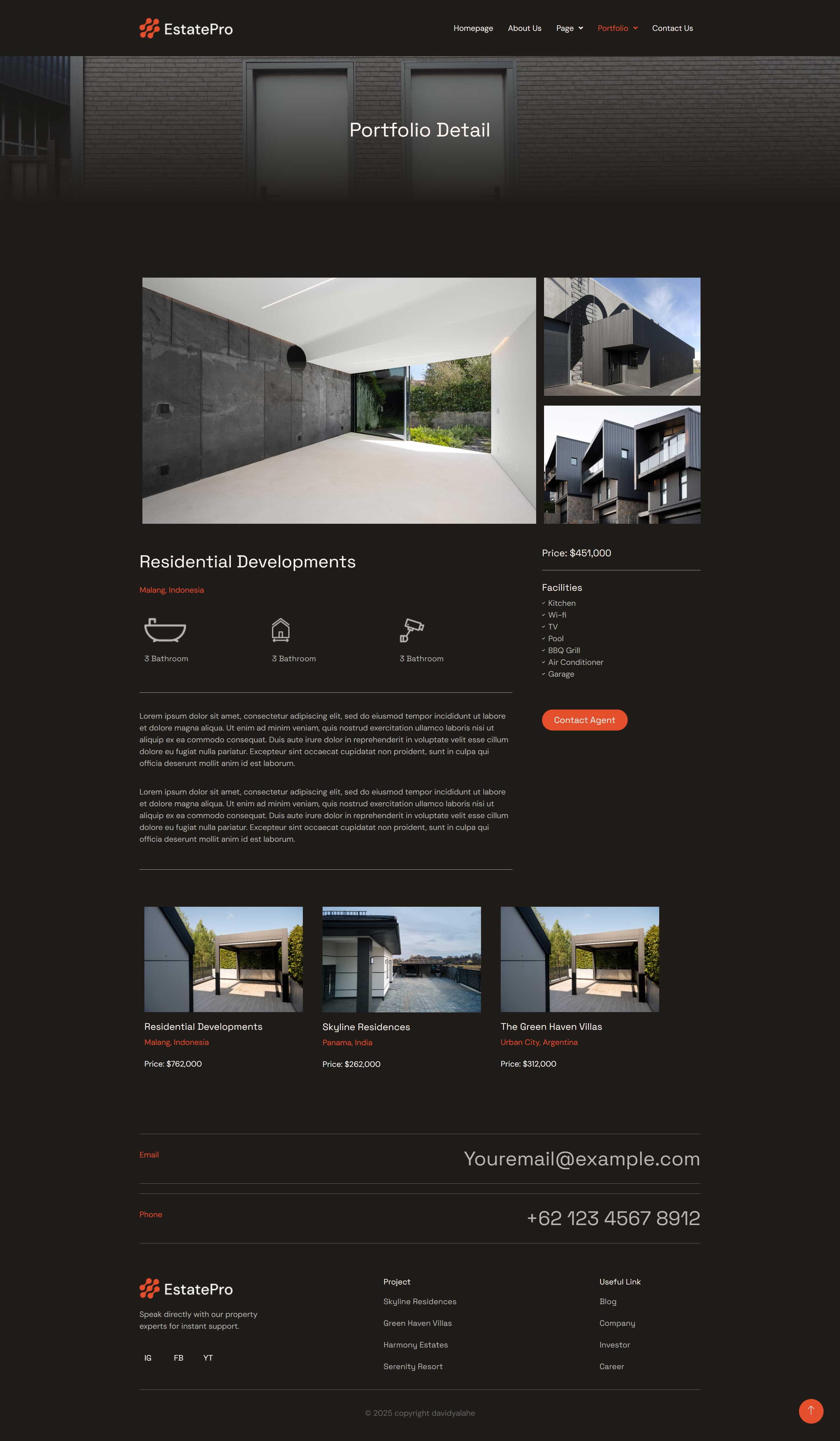 EstatePro – Modern Real Estate & Property Elementor Template Kits by Protagonis