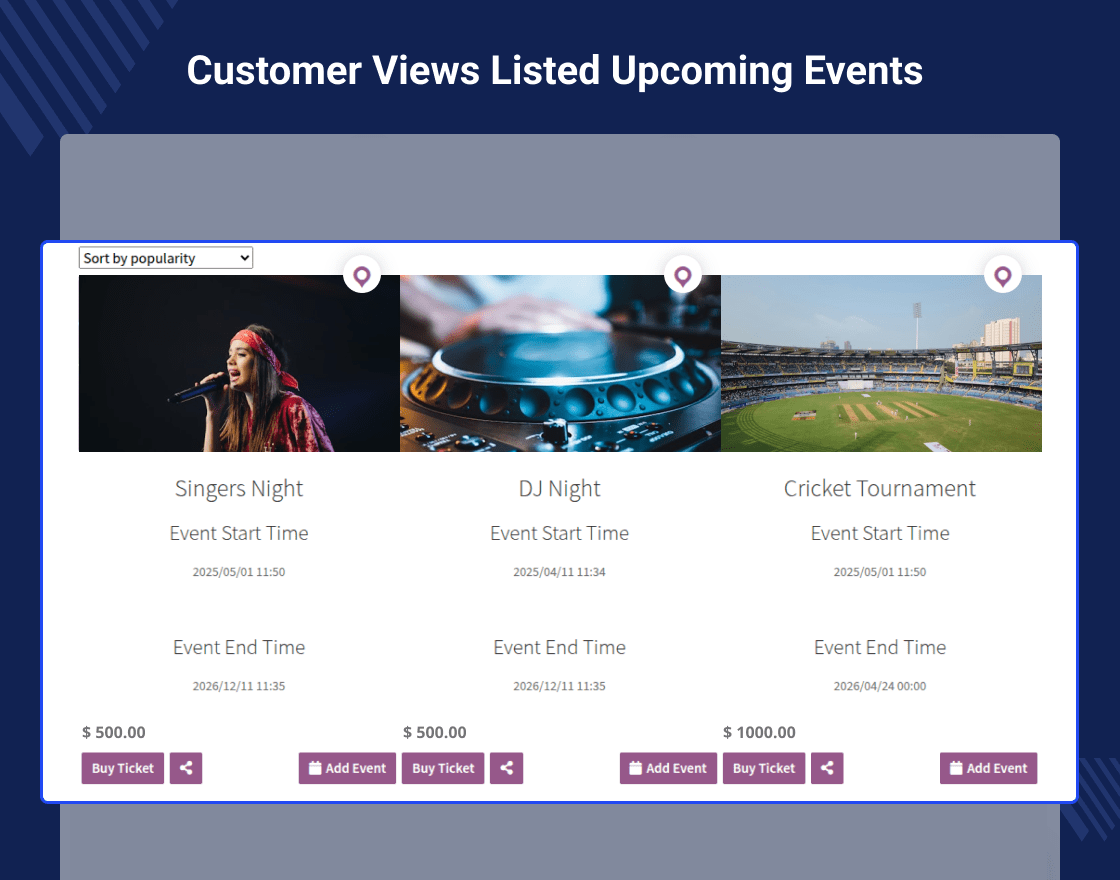 WordPress WooCommerce Event Manager Plugin by Webkul | CodeCanyon