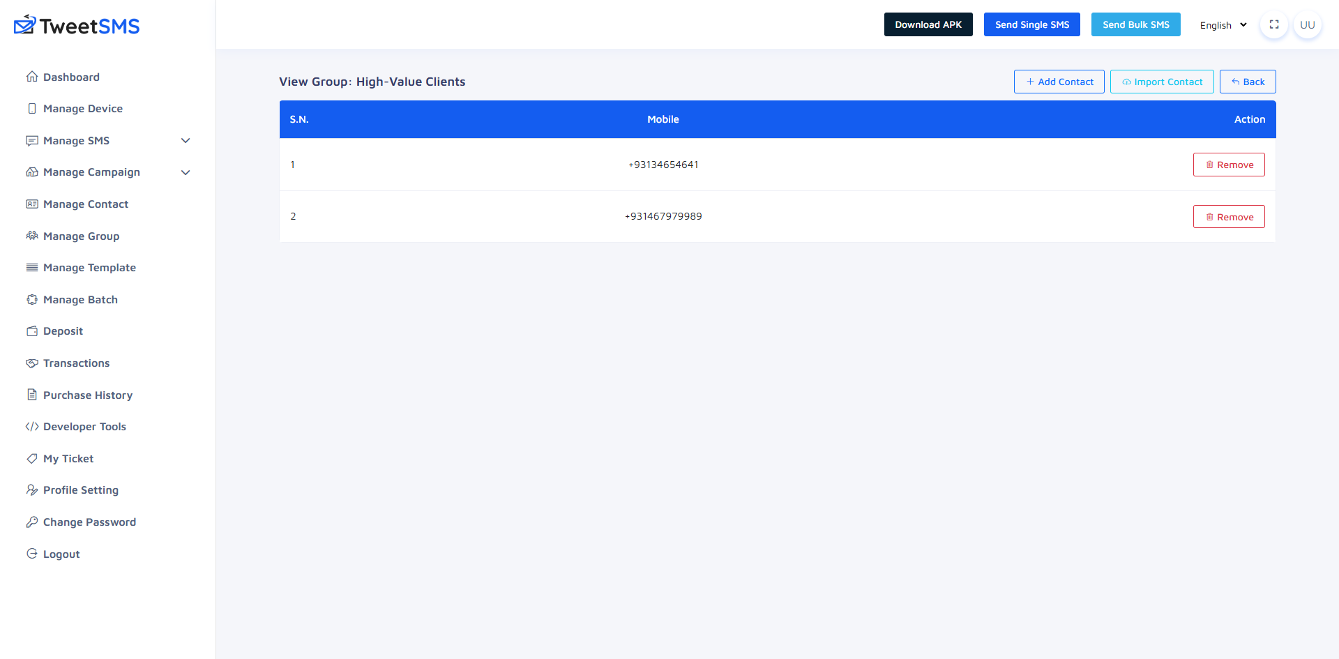 TweetSMS - SMS Marketing Platform as SaaS by ViserLab | CodeCanyon