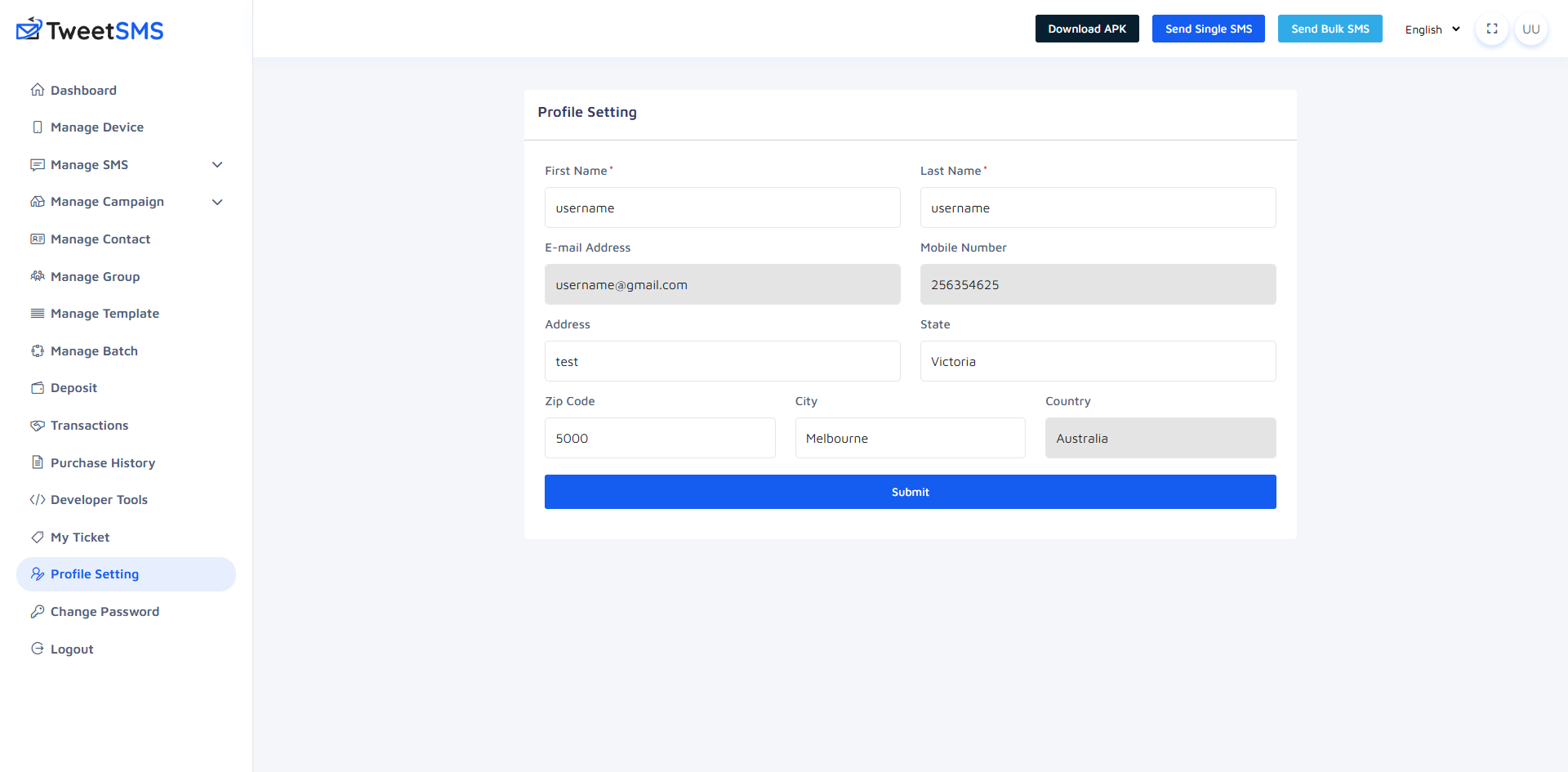 TweetSMS - SMS Marketing Platform as SaaS by ViserLab | CodeCanyon