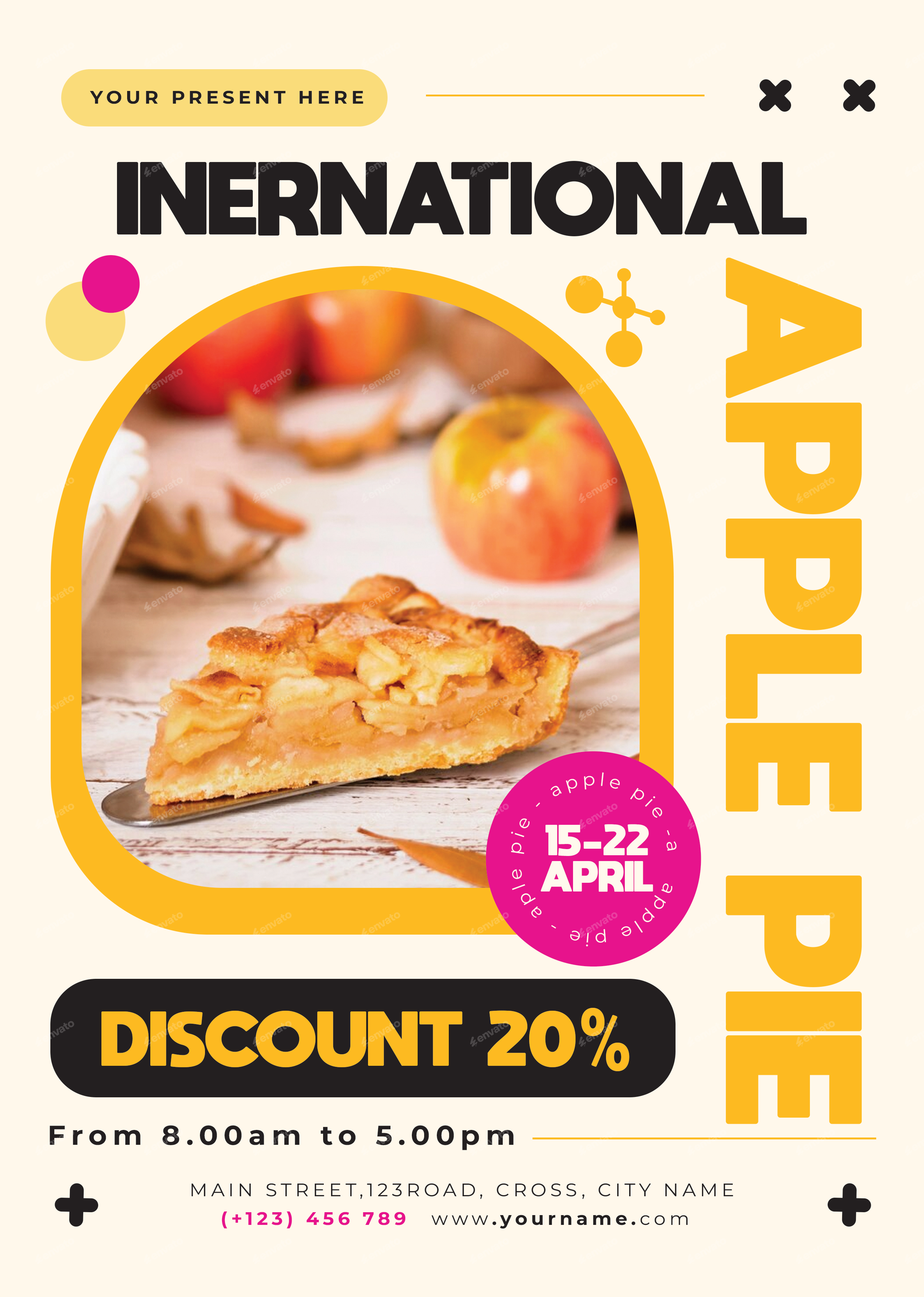 Dessert and Sweets Menu Flyer, Print Templates | GraphicRiver