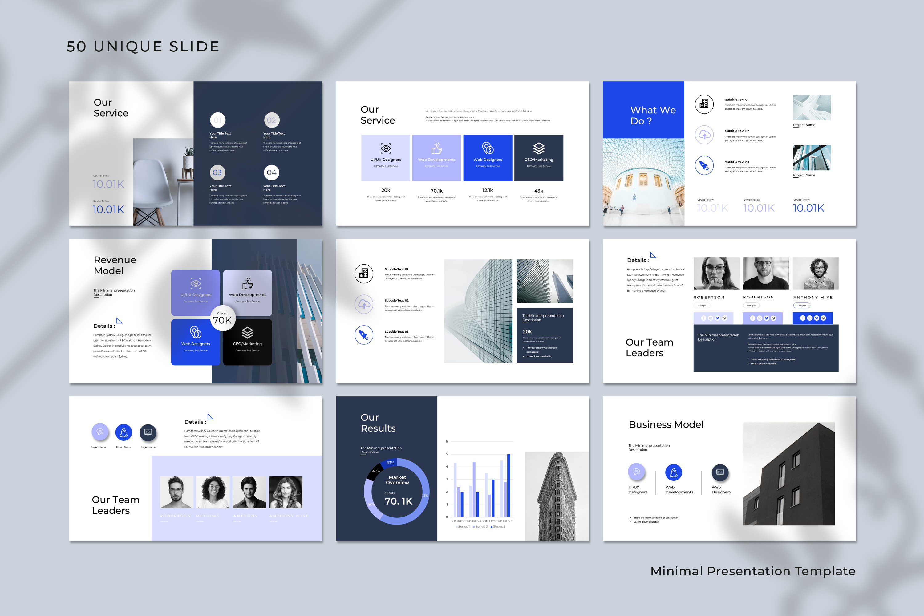 Minimal & Modern Presentation Template, Presentation Templates ...