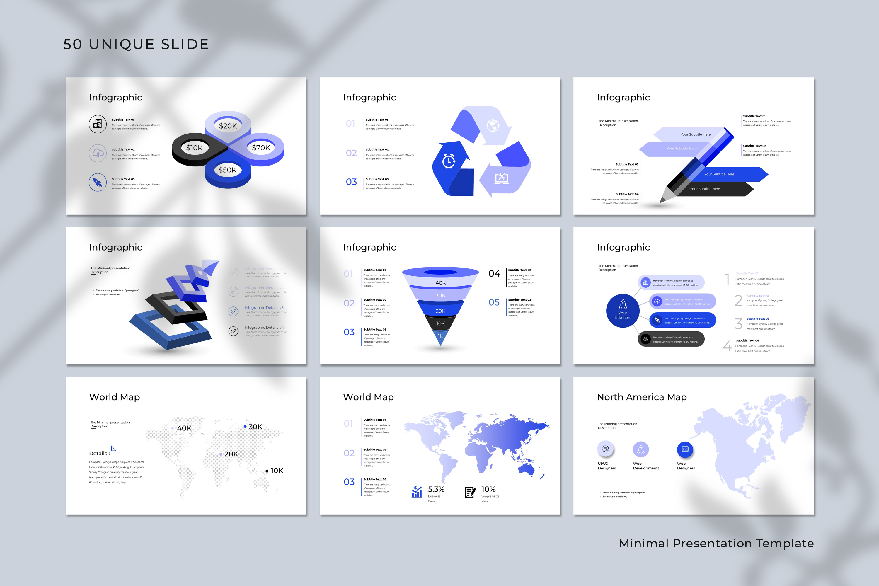 Minimal & Modern Presentation Template, Presentation Templates ...