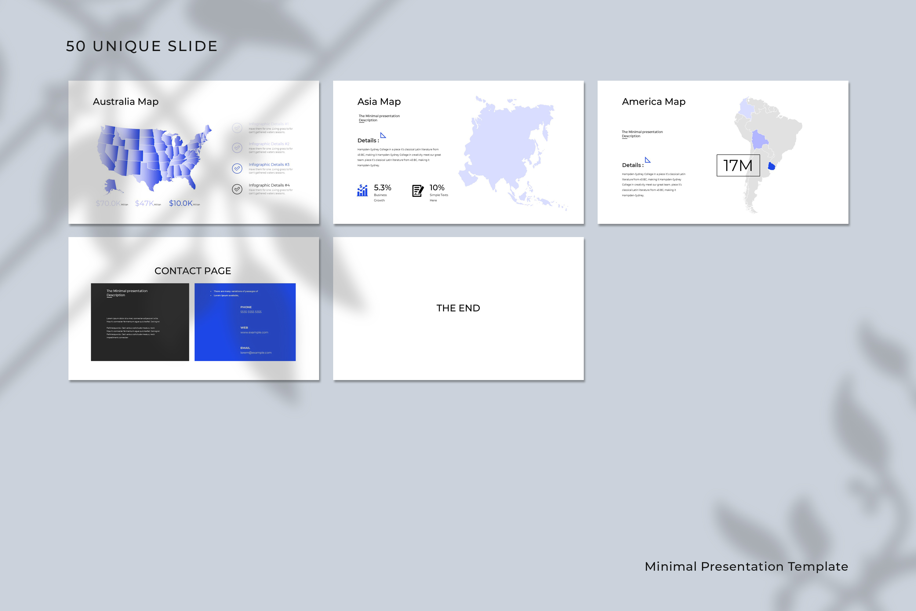 Minimal & Modern Presentation Template, Presentation Templates ...