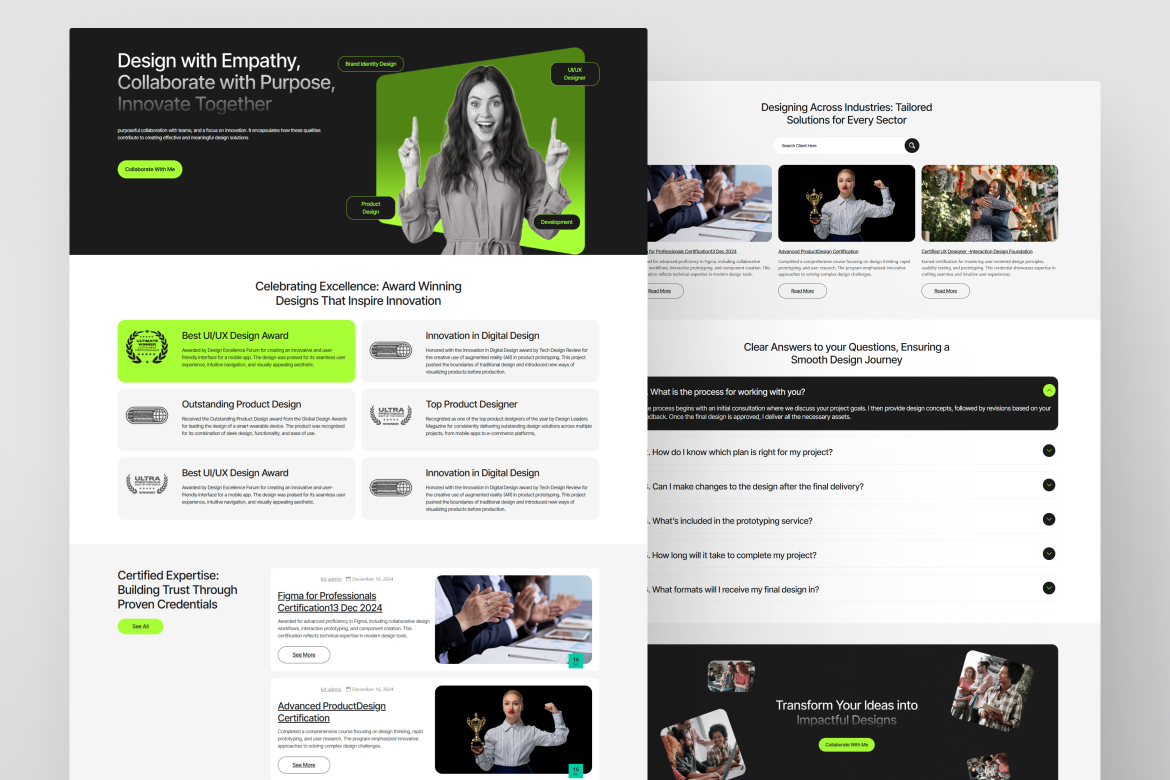 KitPersona Personal Portfolio Elementor Template Kit for Freelancers, Designers, and Creatives ...