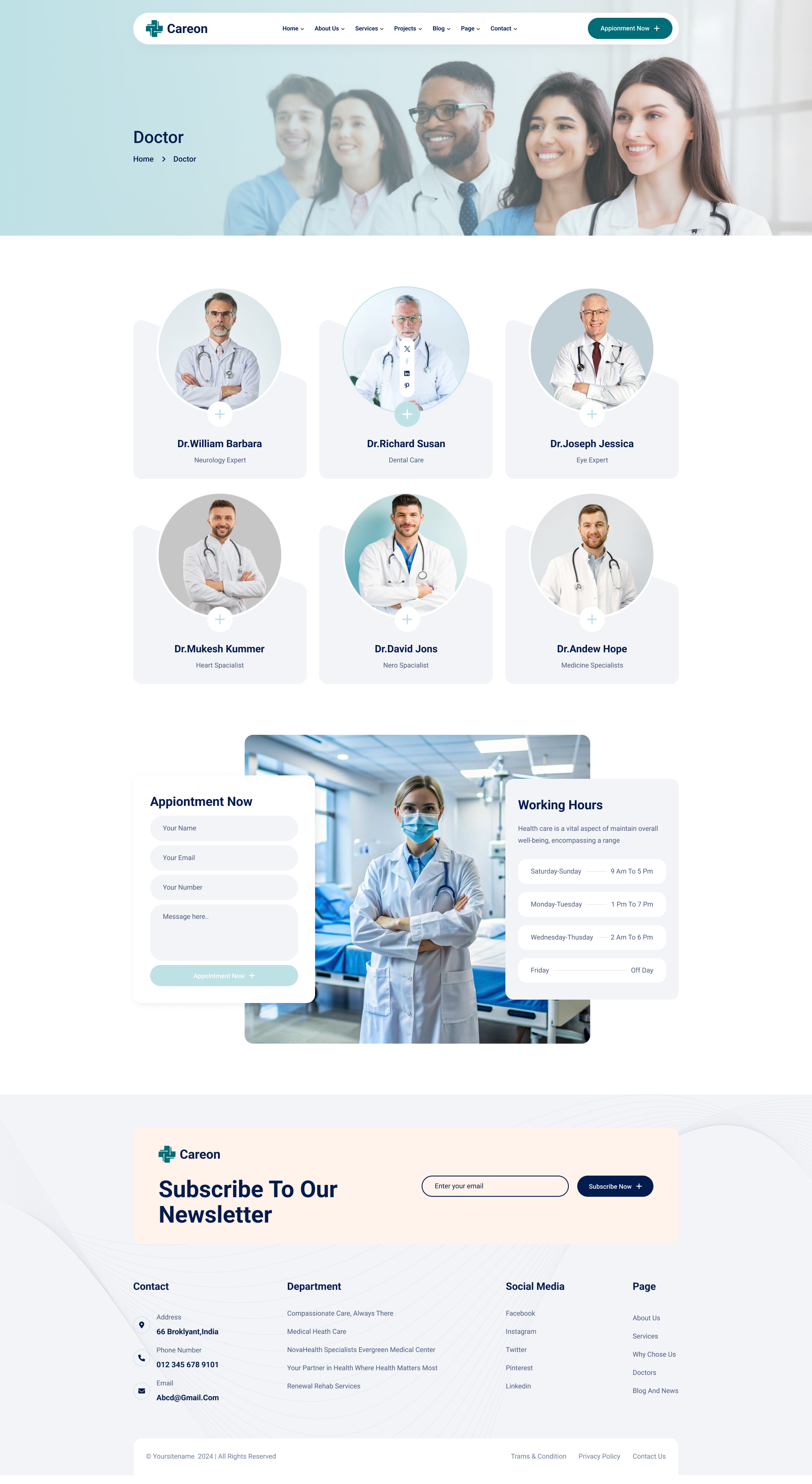 Careon - Health & Medical Figma Template by themepai | ThemeForest
