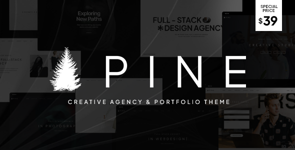 Pine - Creative Agency & Portfolio WordPress Theme by treethemes | ThemeForest