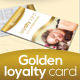 Golden Loyalty Card, Print Templates | GraphicRiver