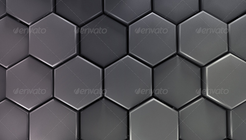 3D Hex Backgrounds, Graphics | GraphicRiver