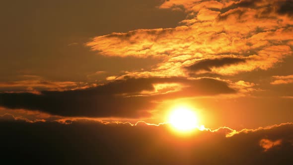 Dark Clouds And Sun Moving Time Lapse, Stock Footage | VideoHive