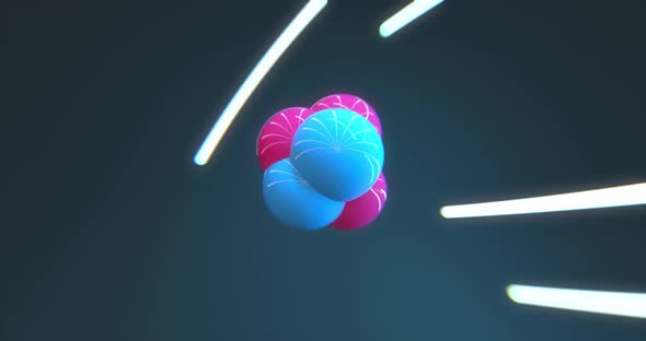 Atom Nucleus Loop - 4K, Motion Graphics | VideoHive