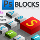 3D Isometric Blocks Photoshop Creator, Graphics | GraphicRiver