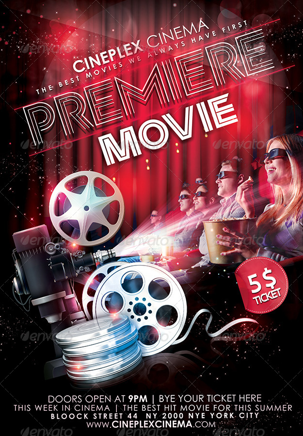 Premiere Movie Vol8, Print Templates | GraphicRiver