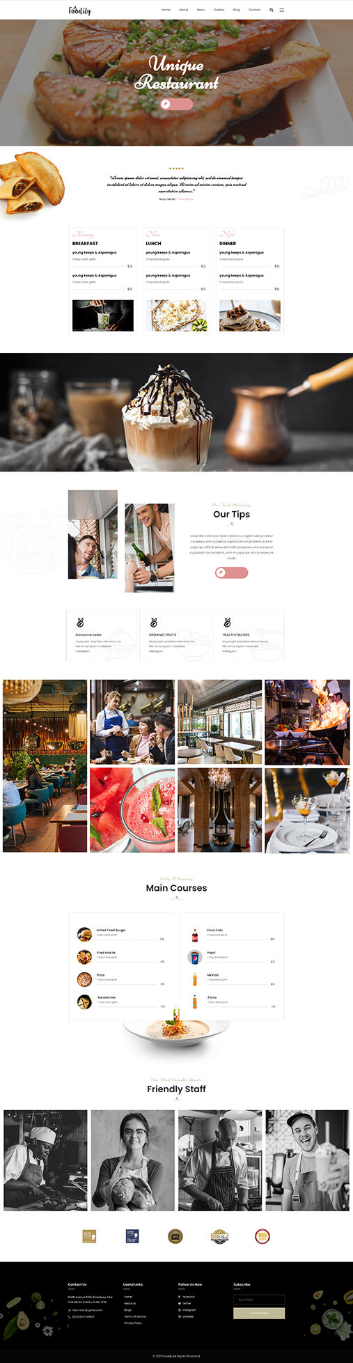 Foodily - Food and Beverage Shop PHP Template by Robert_Biswas ...