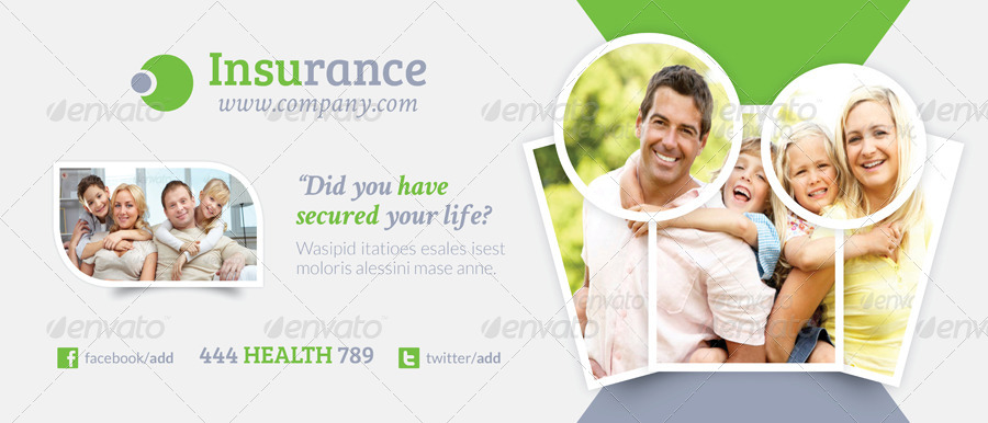 Insurance Agency Billboard & Roll-Up Template, Print Templates ...