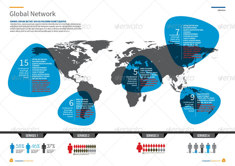Annual Report Design Template Vol.1, Print Templates | GraphicRiver