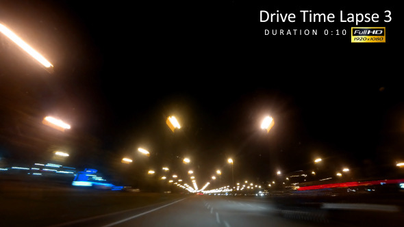 Drive Time Lapse 3, Stock Footage | VideoHive