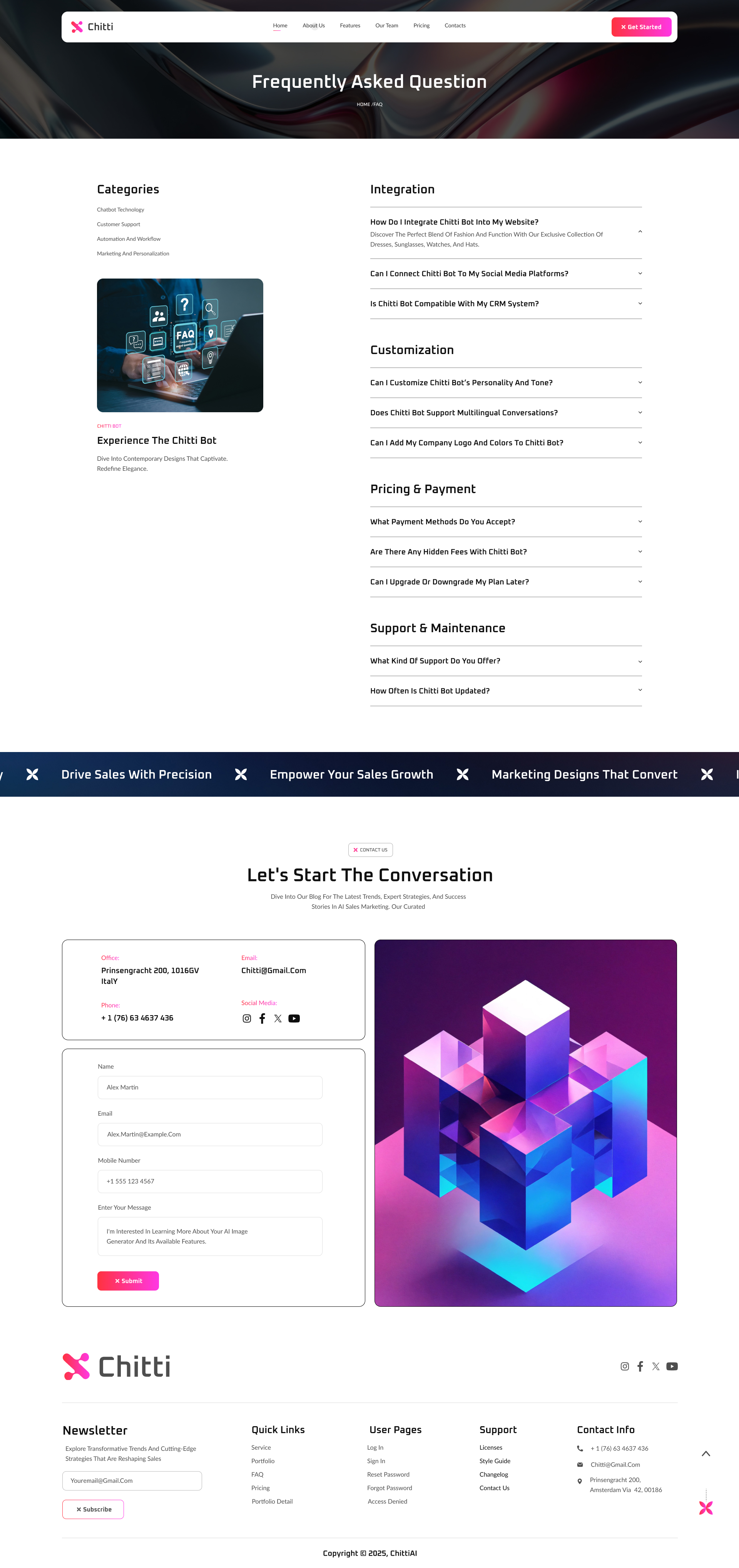 Chitti - Multipurpose AI Business Agency Figma Template by BuddhaThemes