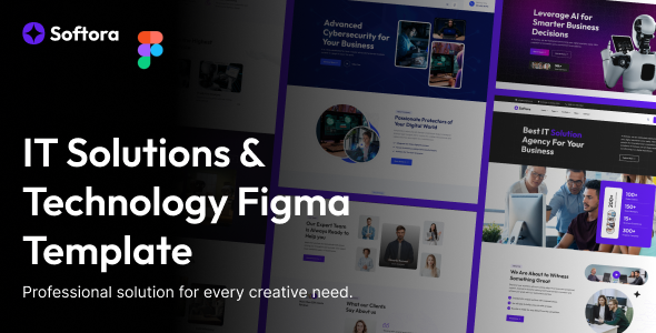 Softora _ IT Solutions & Technology Figma Template by nano_theme ...