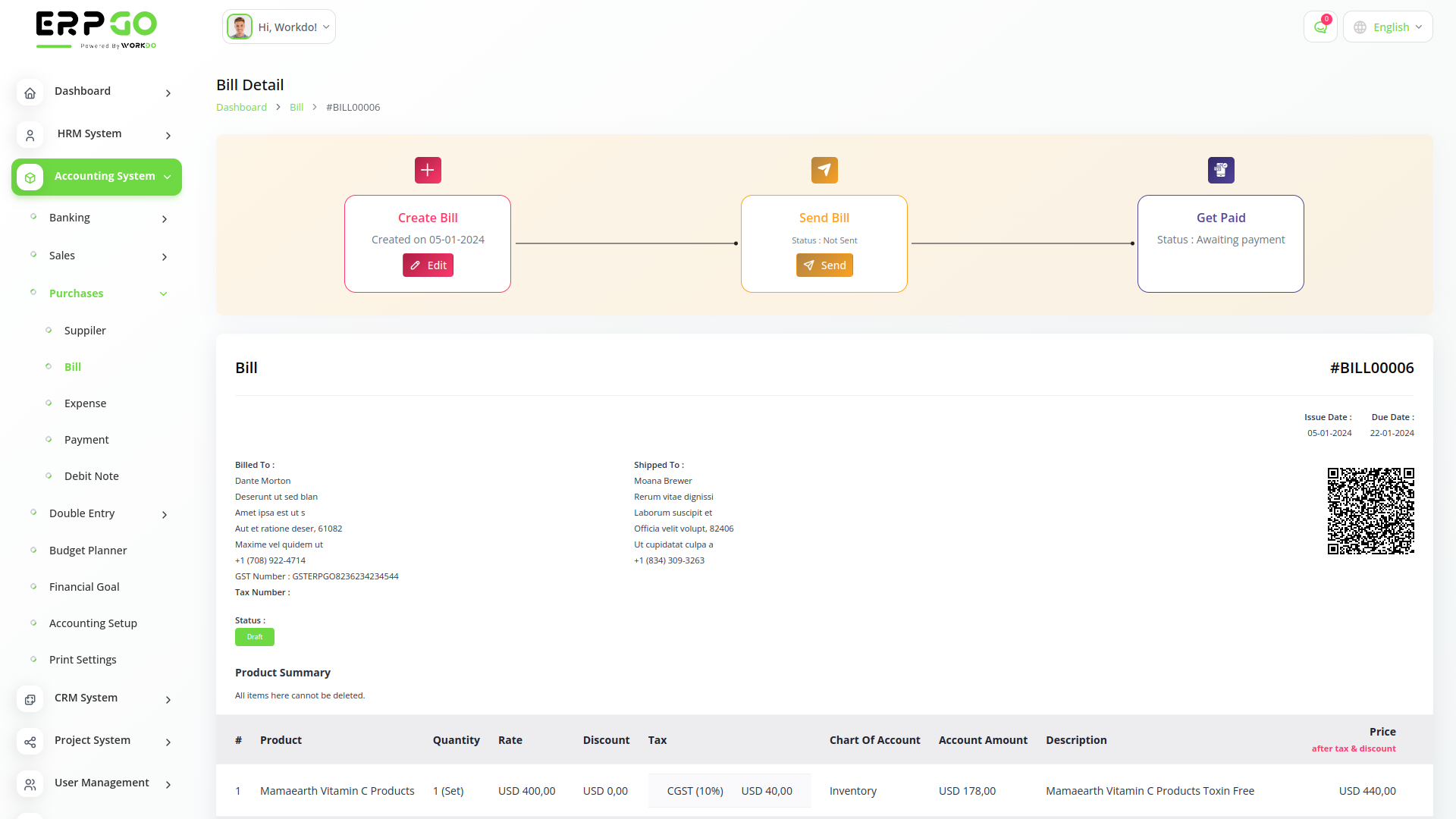 ERPGo SaaS - All In One Business ERP With Project, Account, HRM, CRM ...