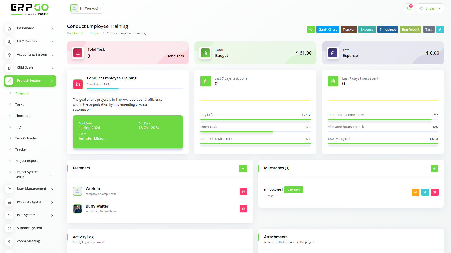 ERPGo - All In One Business ERP With Project, Account, HRM, CRM & POS ...