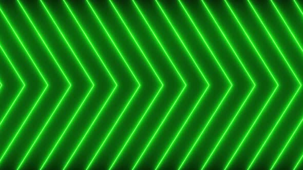 Green Color Glowing Neon Line Moving Background Animation, Motion Graphics
